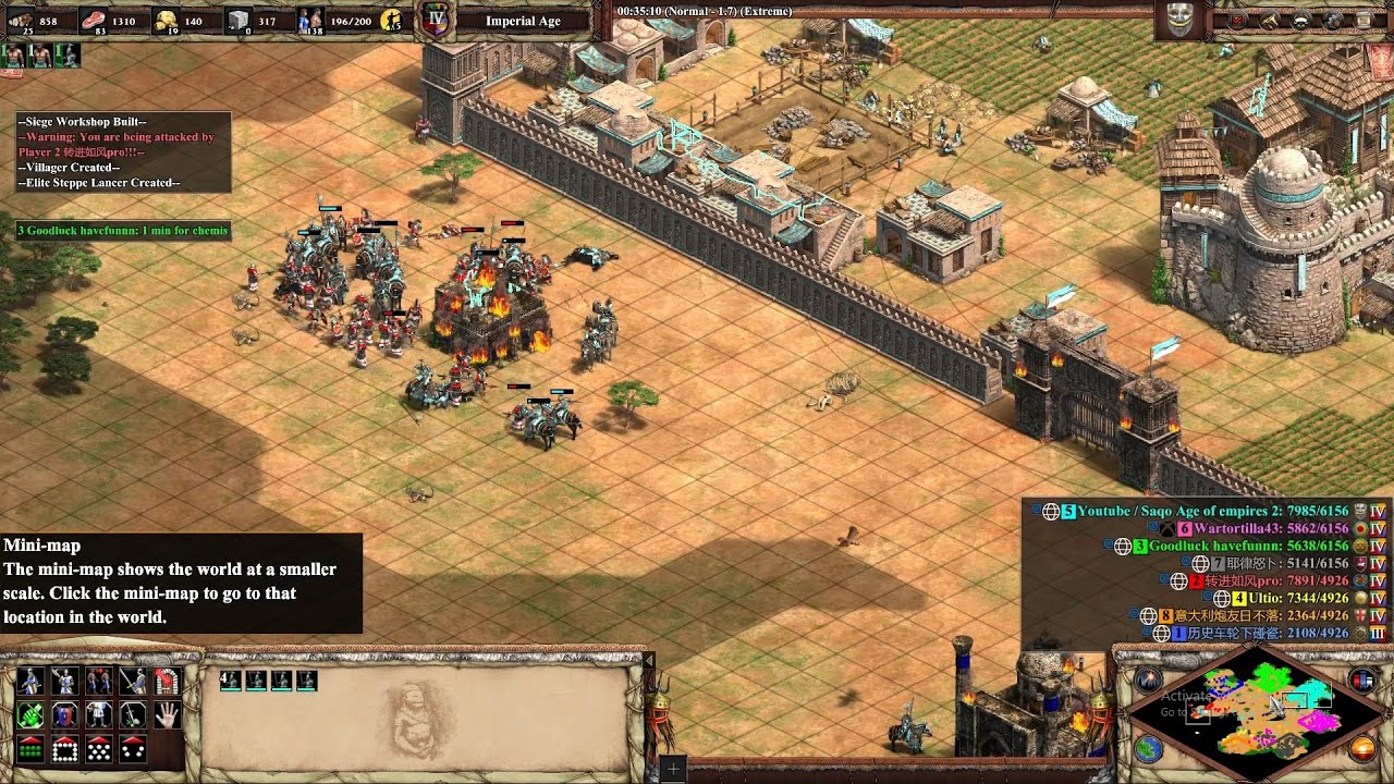 How Good Steppe Lancers Late game 4vs4 Arena - YouTube