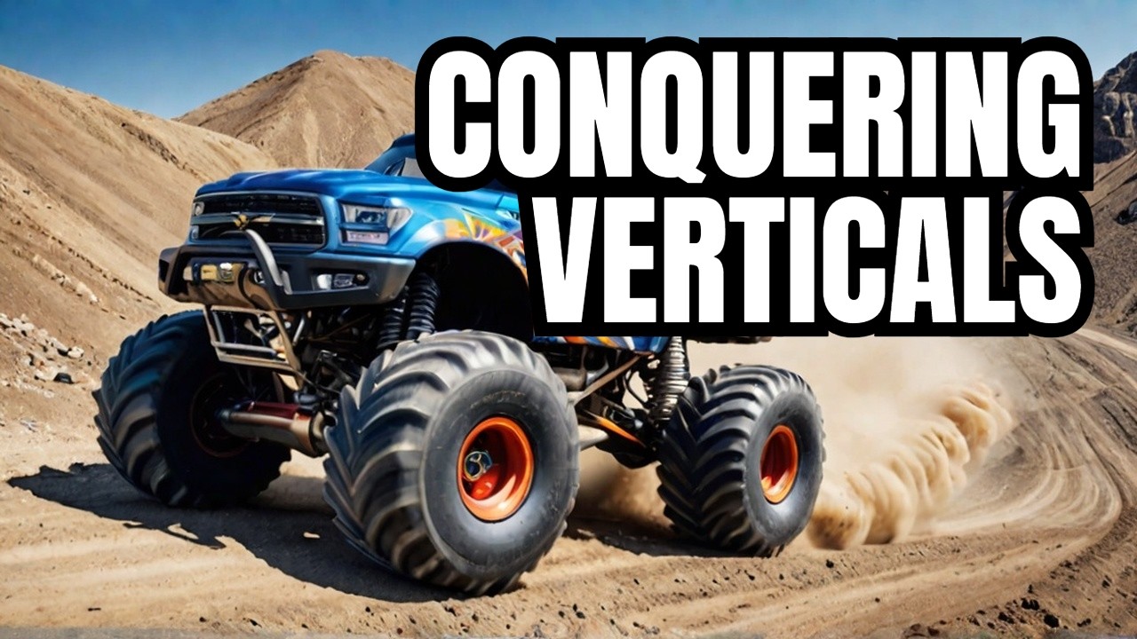 Monster Truck Battles The Toughest Vertical Challenge EVER! - YouTube