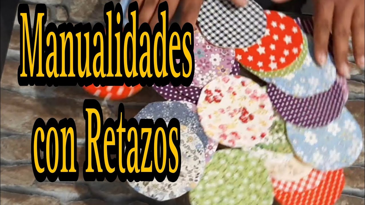 Manualidades con retazos de tela. Diy - YouTube