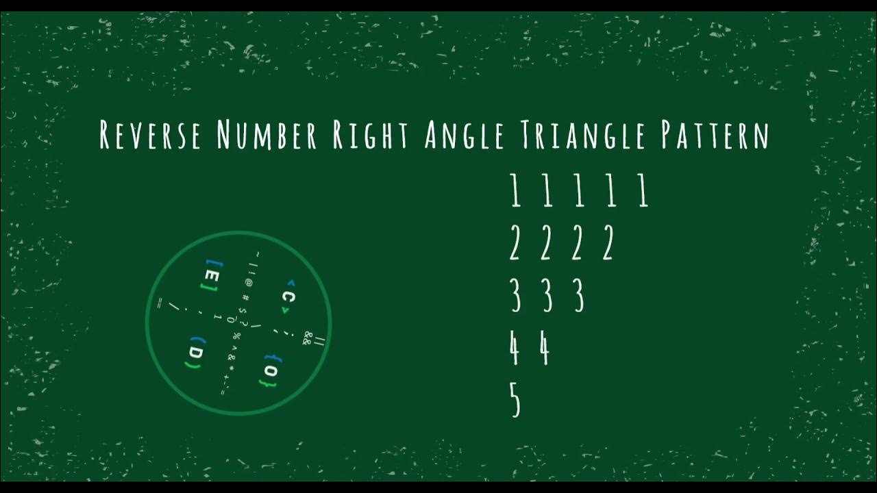 44 Number Right Angle Triangle Pattern without any pre-defined method using while loop in Python ...