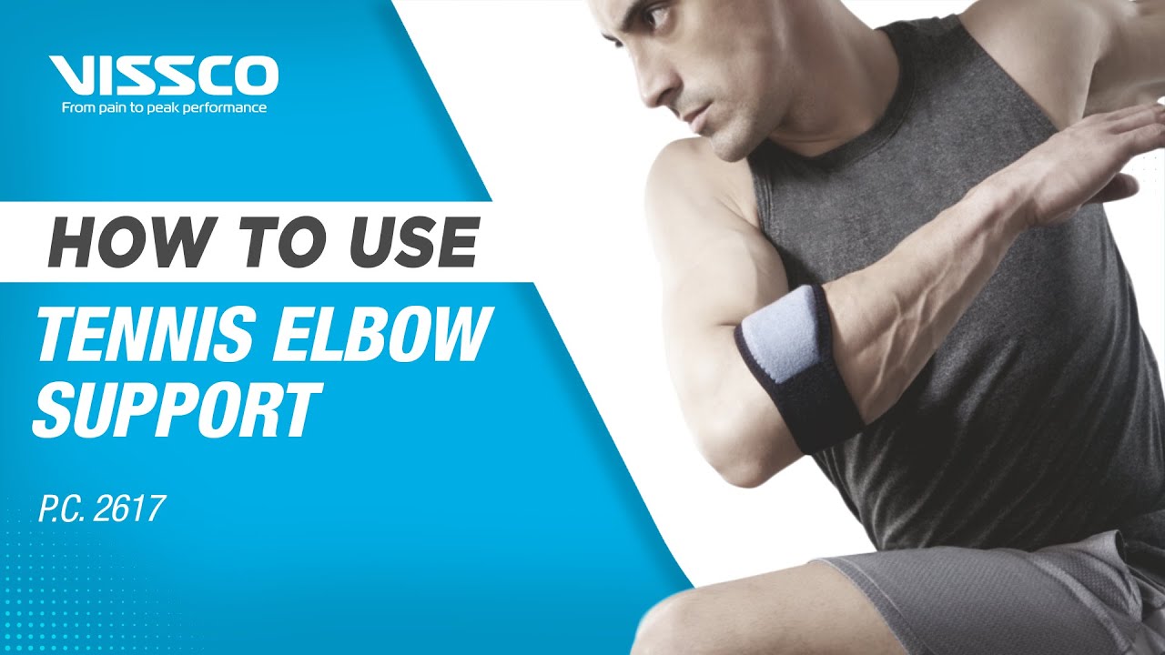 How to Wear & When to use Vissco Tennis Elbow Support - YouTube