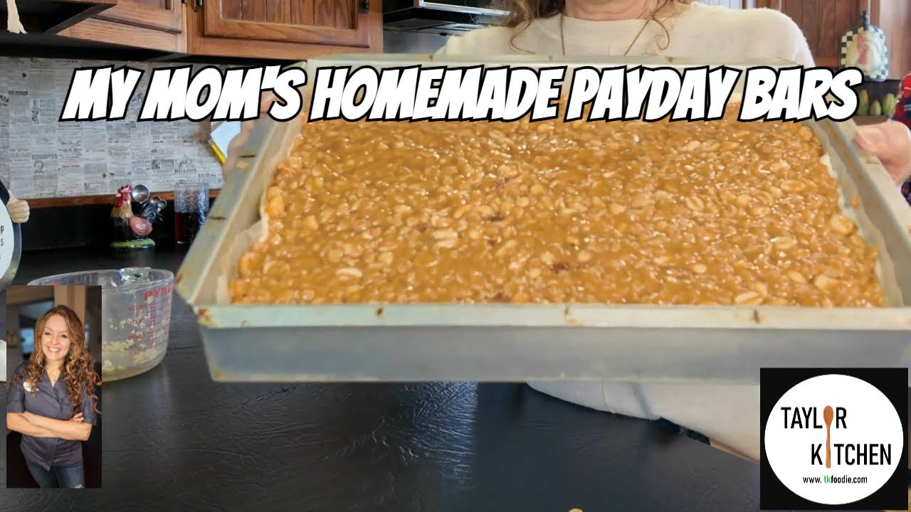 My Mom's Million Dollar Payday Bar Recipe Finally Revealed! - YouTube