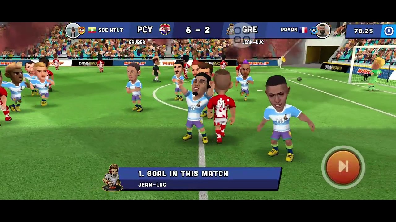 Mini Football Gameplay #94 Champion Cup - YouTube