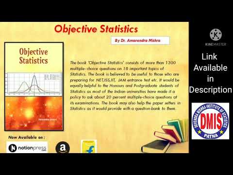 Virtual Book Promo - Objective Statistics - By Dr. Amarendra Mishra ...