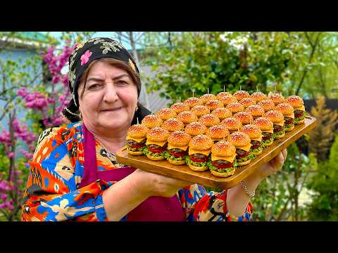 Grandma’s Perfect Bite Sized Mini Burgers - Nobody Could Stop Eating!