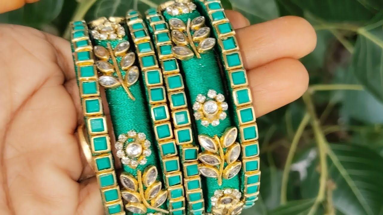 Hand crafted bangles design latest collection - YouTube