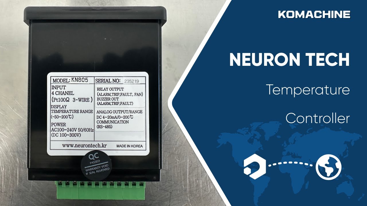 NEURON TECH / Temperature Controller (KN805-P) / INV-04055 - YouTube