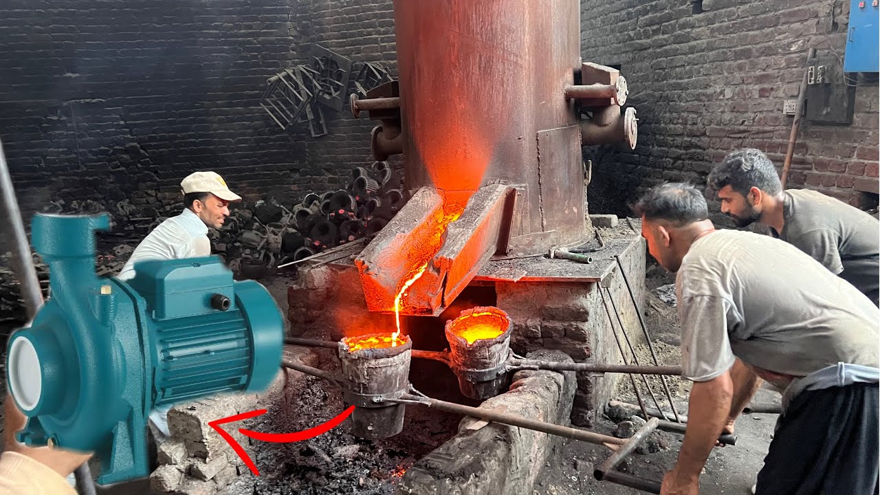 incredible Secrets of Making the Largest Water Pump! Casting Process ...