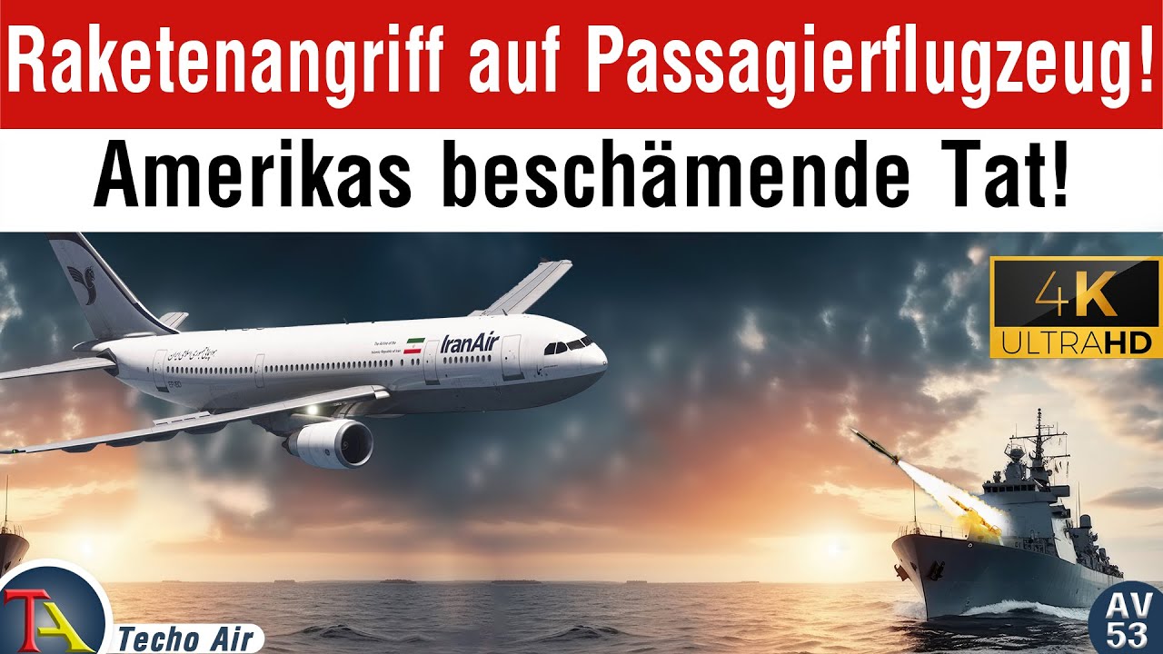 Tod von 290 Menschen an Bord des Flugzeugs | Iran Air Flight 655 ...