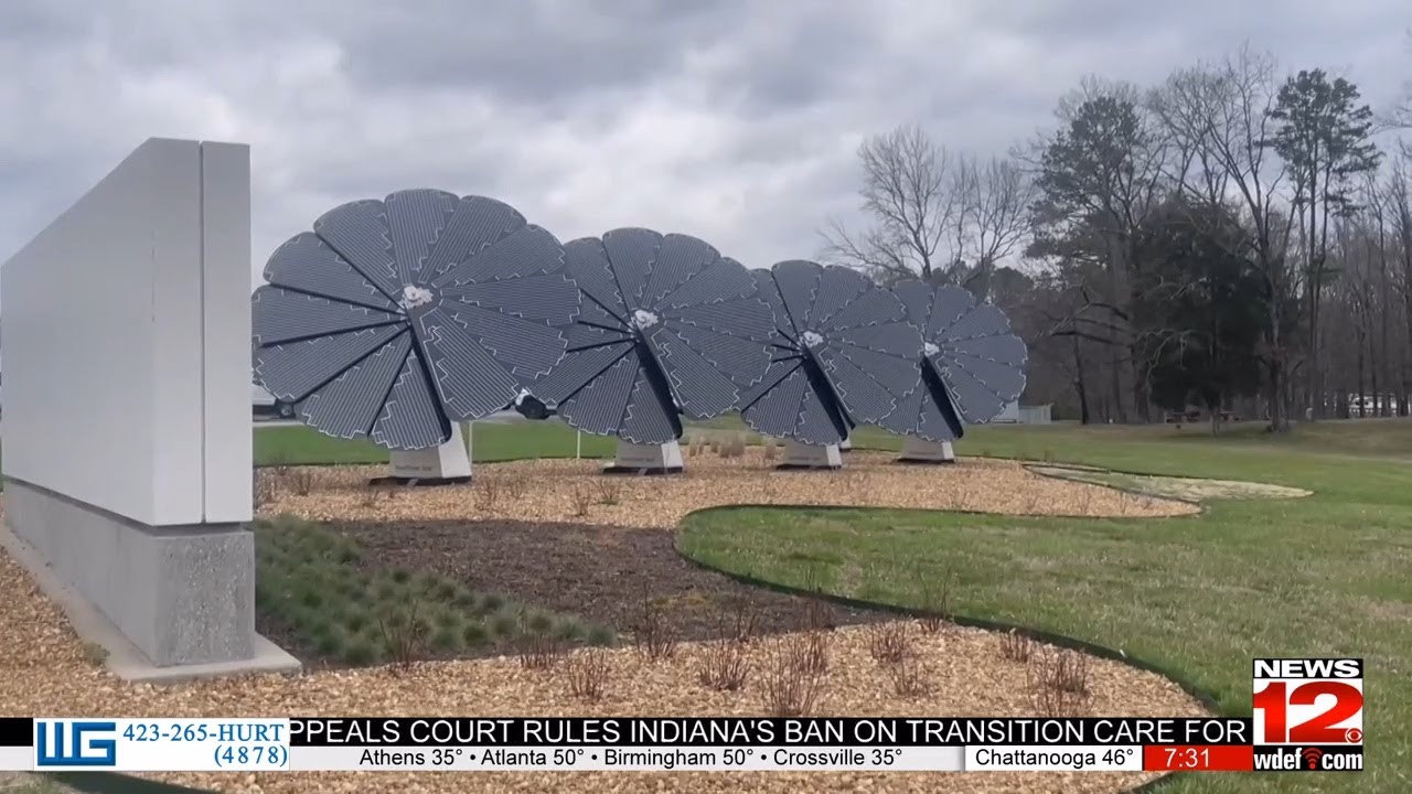 TVA uses new way to generate solar energy in Chattanooga - YouTube