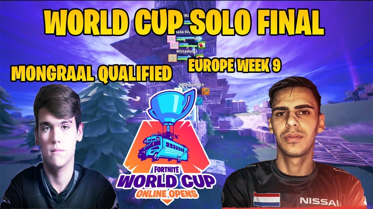 EU World Cup FINALS Fortnite Highlight SOLO WEEK 9!!! ( Mongraal, Faze ...
