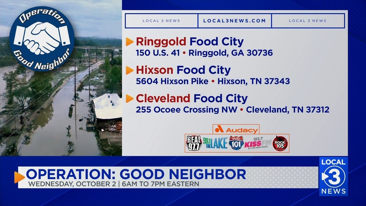 Local 3 News & US101 partner for "Operation: Good Neighbor" to help ...