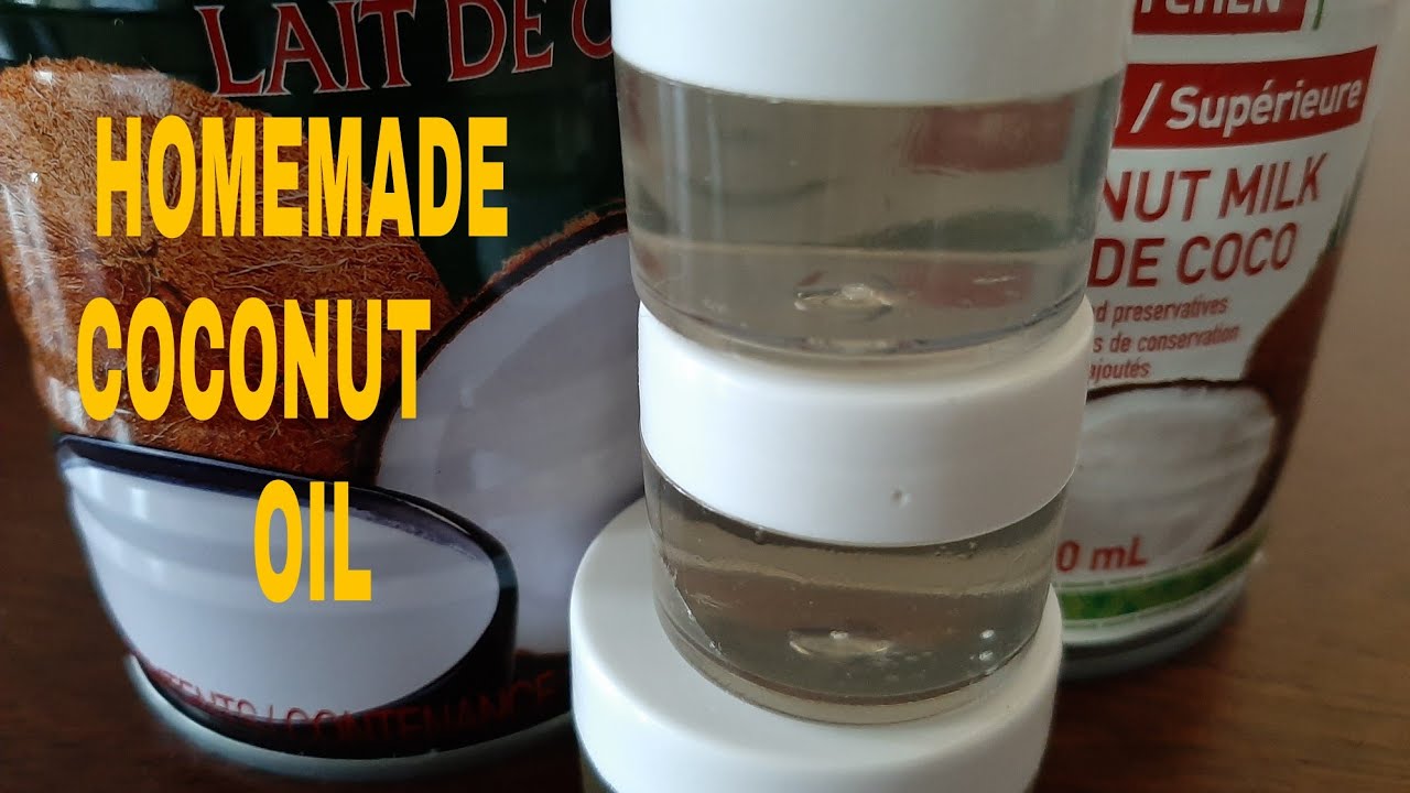 HOW TO MAKE HOMEMADE COCONUT OIL - YouTube