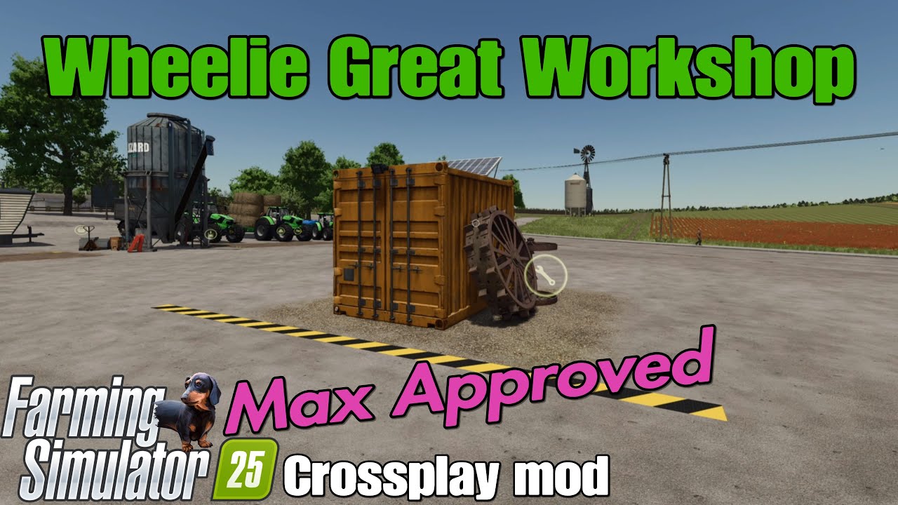 Wheelie Great Workshop / FS25 crossplay mod - YouTube