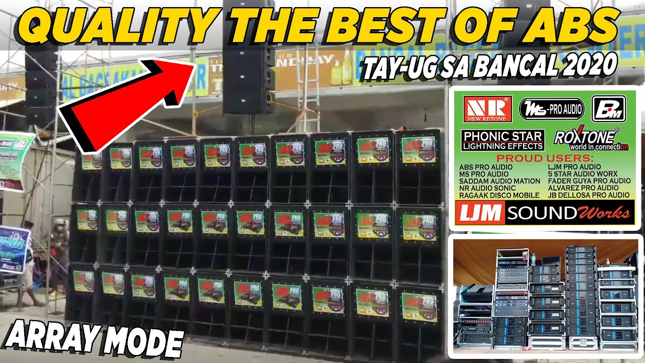 ABS PRO AUDIO | NR MS PROFESSIONAL SOUND EQUIPMENTS | TAY-UG SA BANCAL ...