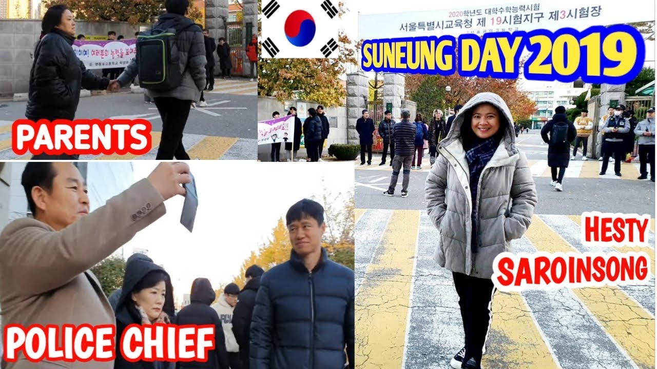 Monitor Suneung Day Directly from The Gate of Seoul Technical High ...