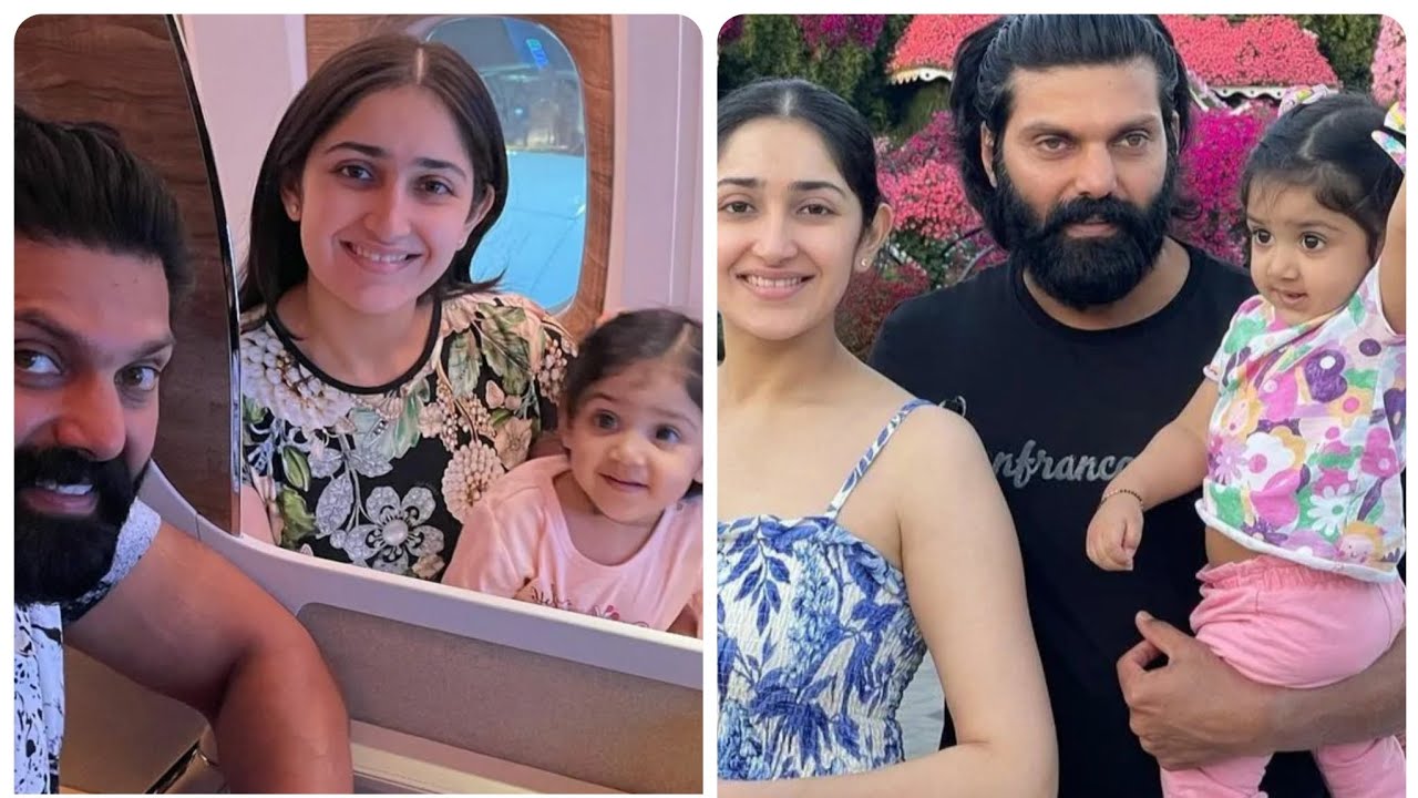 💕Arya sayyeshaa latest photos with cute daughter 💕 #arya #sayyeshaa ...