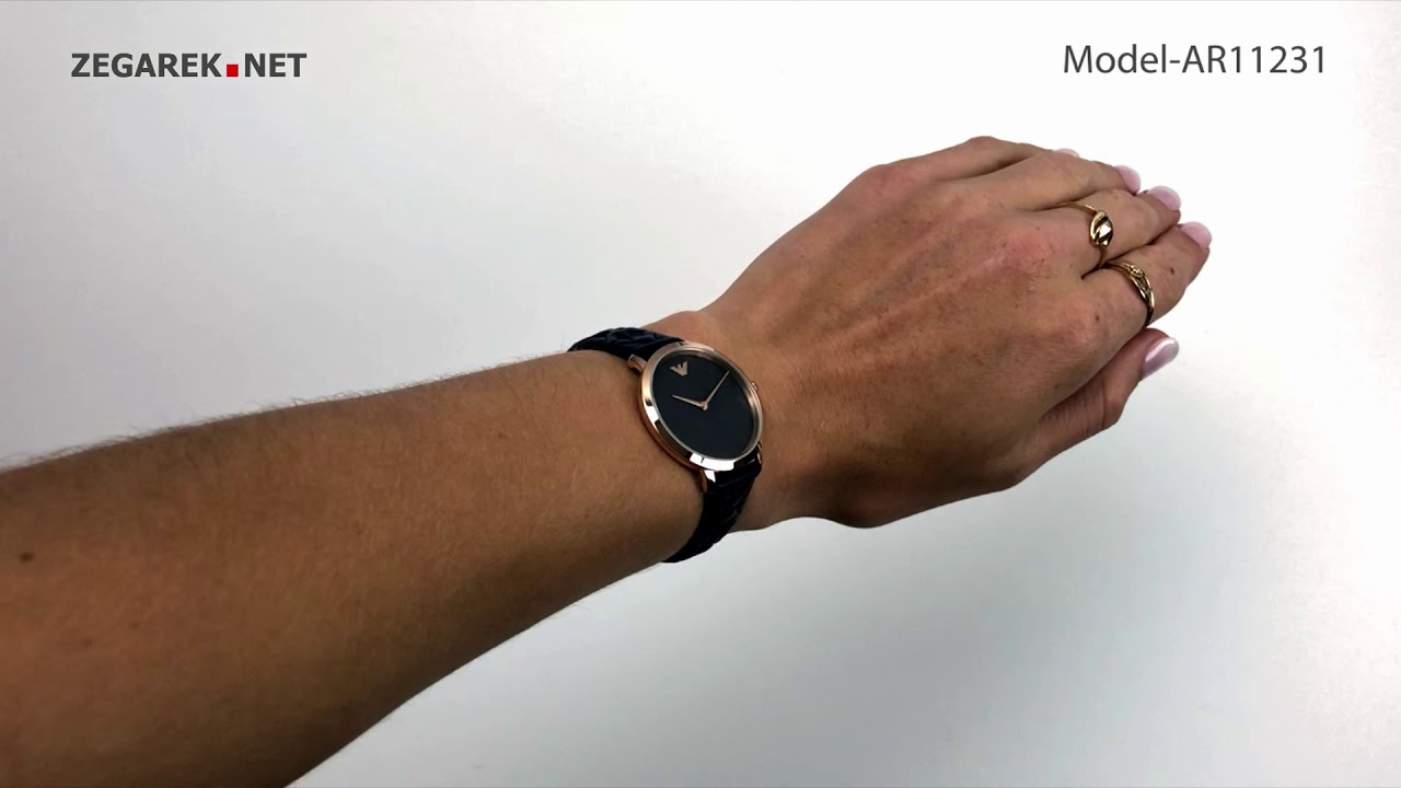 Emporio Armani Ladies AR11231 - Zegarek.net - YouTube