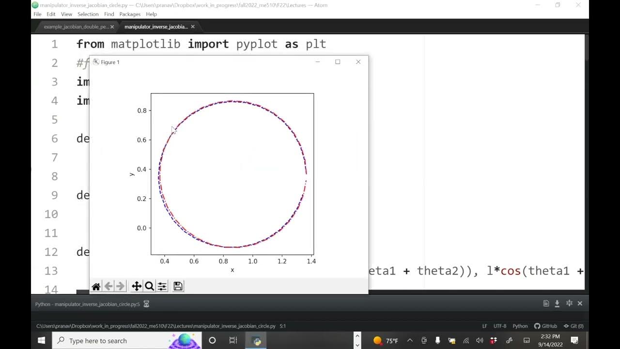 Robotics Lec9d: Jacobian, inverse kinematics (part 4 of 4) (Fall 2022) - YouTube