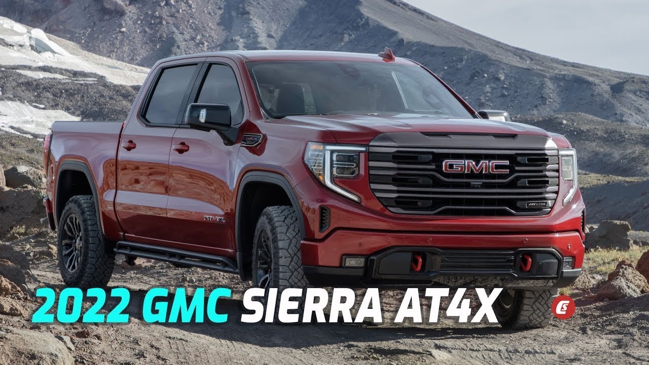 FIRST LOOK: 2022 GMC Sierra 1500 AT4X Is A Luxury Off-Roader - YouTube