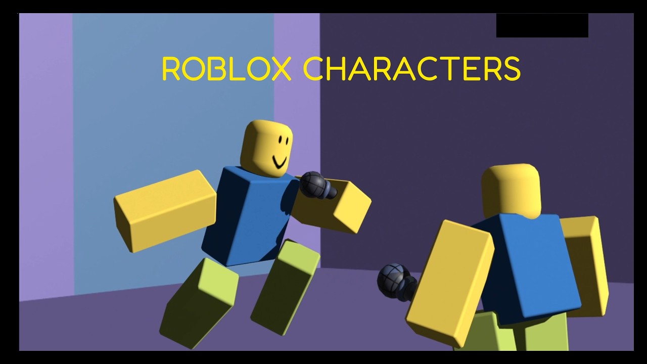 FNF Silly Billy With Roblox Characters I Animated... - YouTube