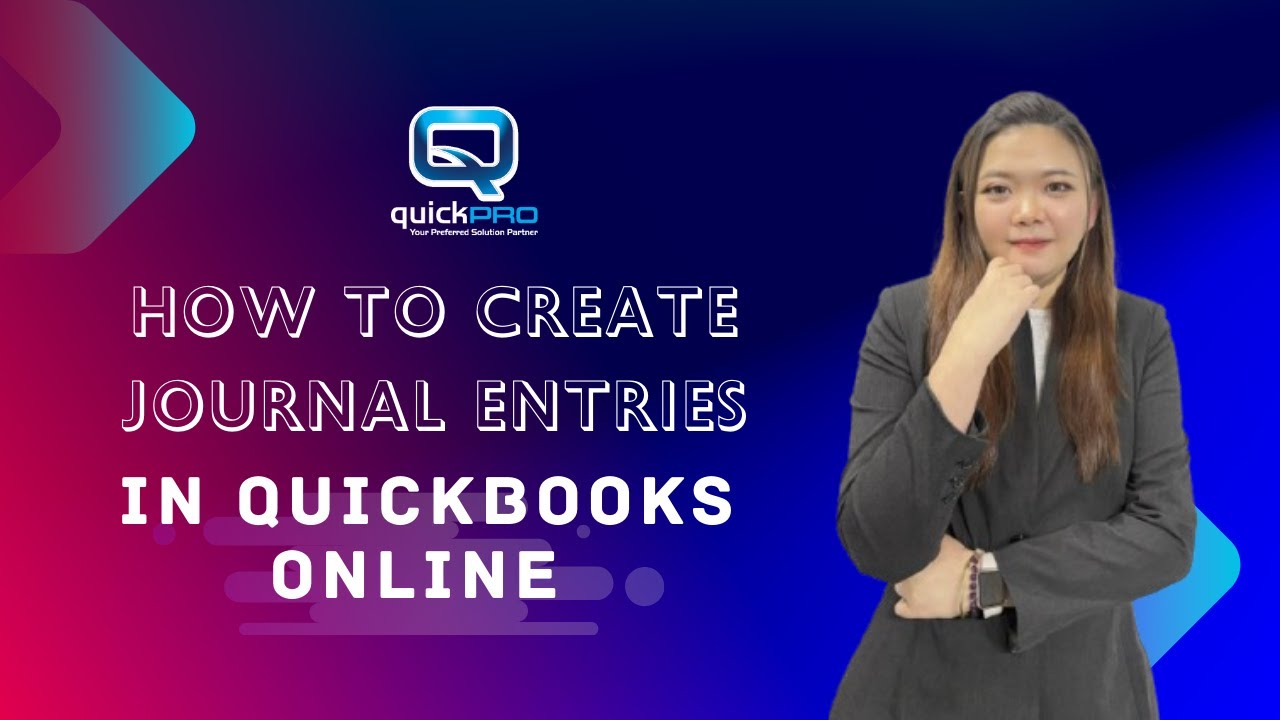 How to Create Journal entries in QuickBooks Online - YouTube