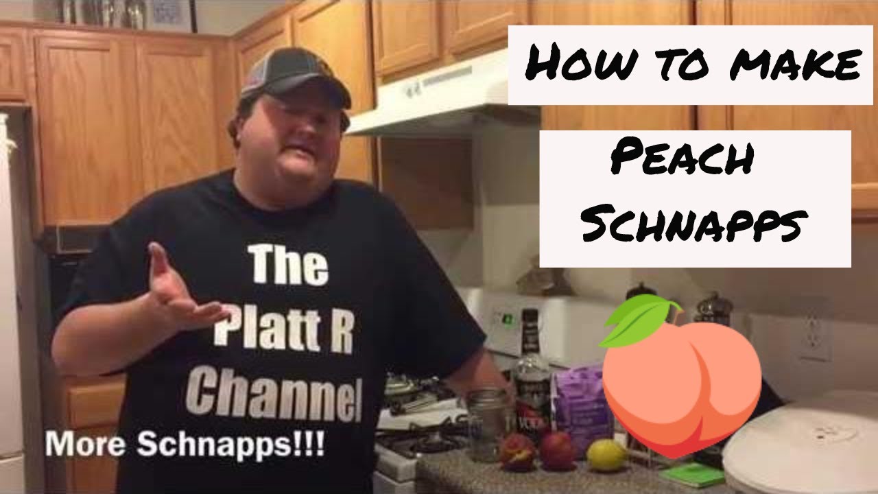 How to make Peach Schnapps - YouTube
