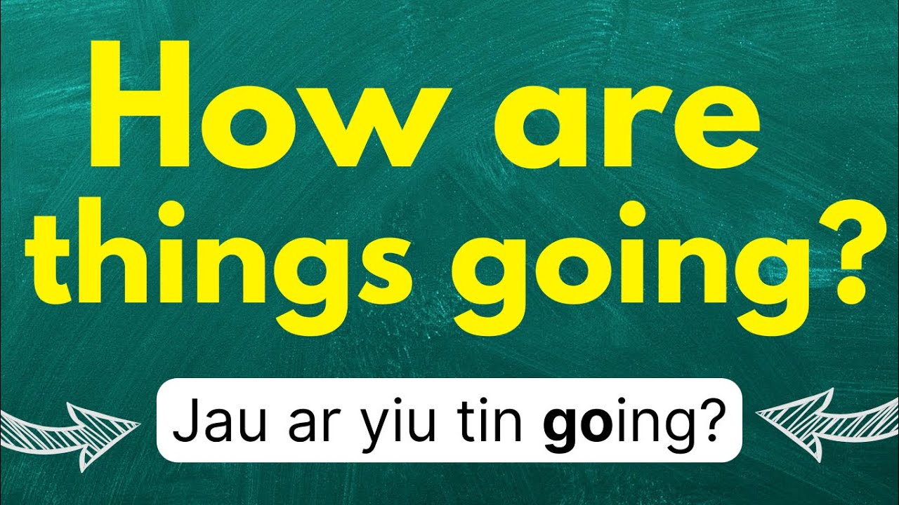 Cómo pronunciar: How are things going? '¿Cómo van las cosas?' ¿Cómo va ...