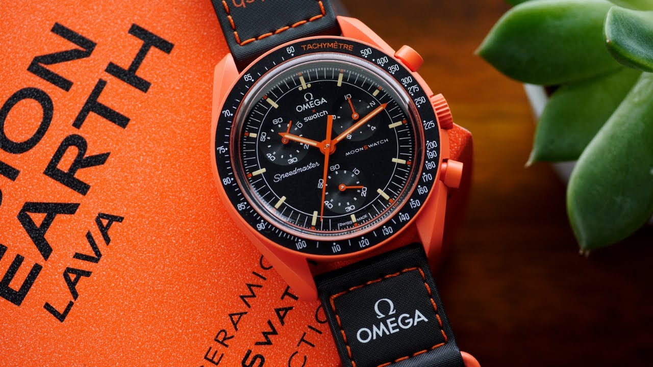 MoonSwatch Mission on Earth - Lava Unboxing - YouTube