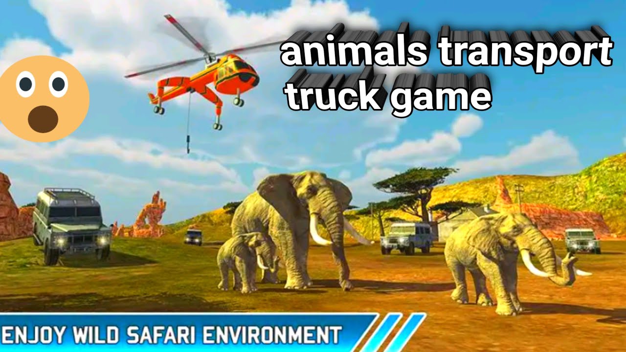 wild animals transporter truck | animals transport game | transport ...
