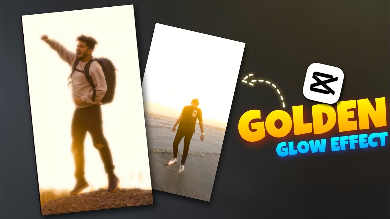 Golden Glowing Video Editing in Capcut | Trending Glowing Reels Editing Tutorial - YouTube