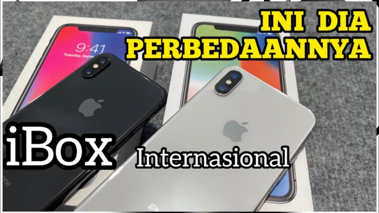 Cara membedakan iPhone resmi iBox dengan Internasional! - YouTube