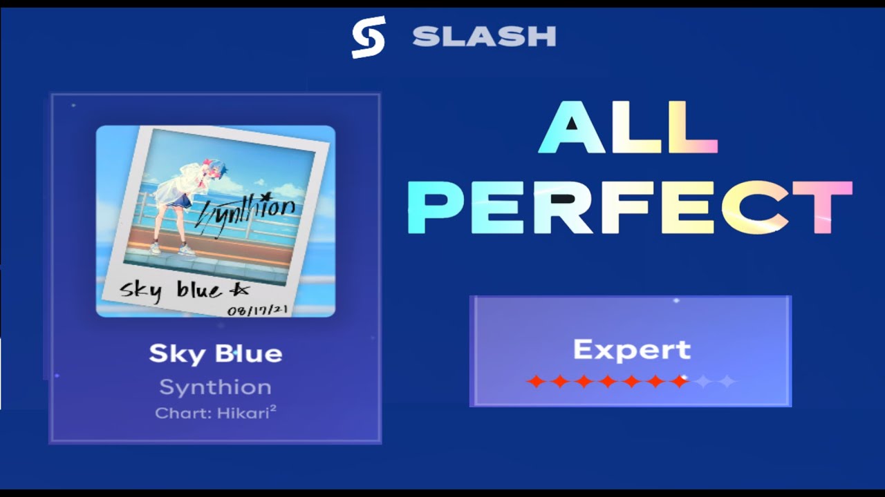 [STARRI] | Sky Blue by Synthion | EXPERT 8 ALL PERFECT (SLASH Mode ...