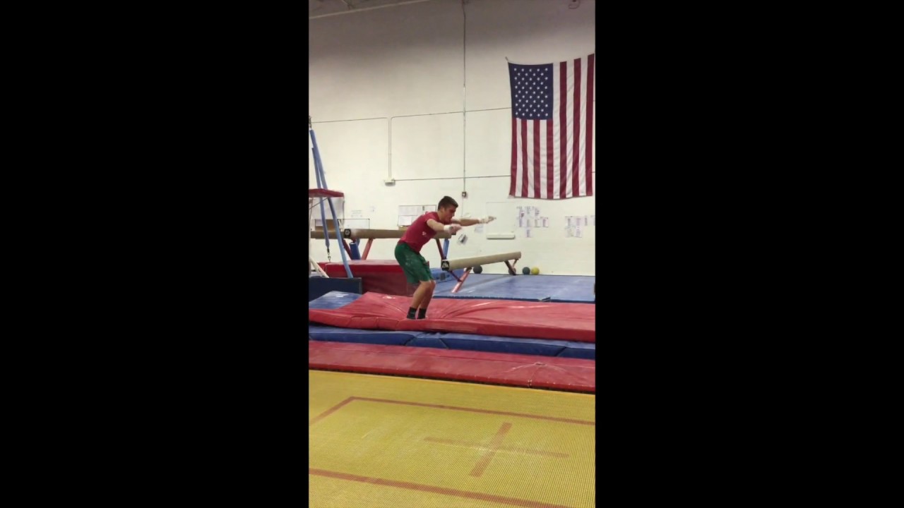 Practice High Bar Routine (with *SAVE*) - YouTube