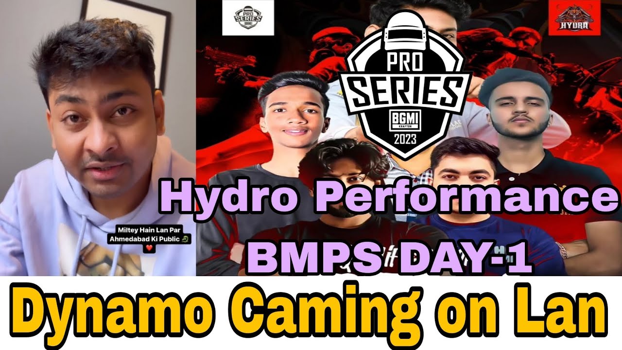 Dynamo React On Hydra Performance 😱 | Dynamo Caming On Lan 🔥 | BMPS DAY -1 - YouTube