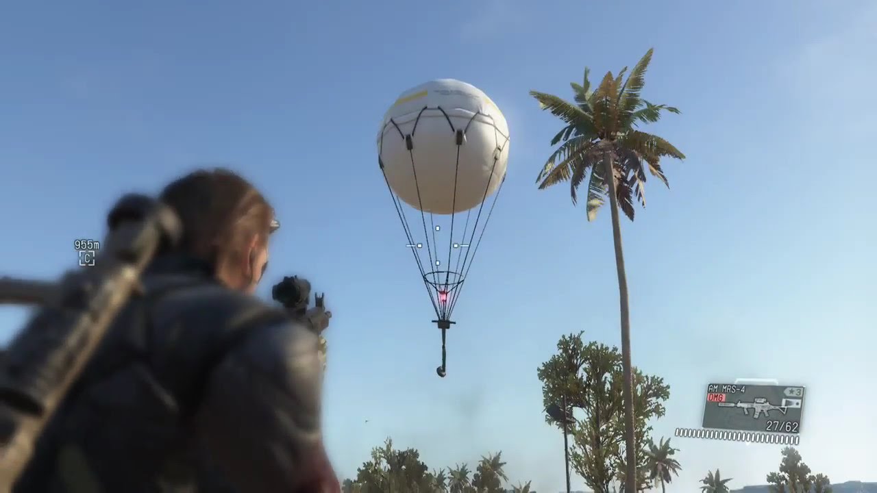 MGSV: THE PHANTOM PAIN - Fulton balloon glitch - YouTube