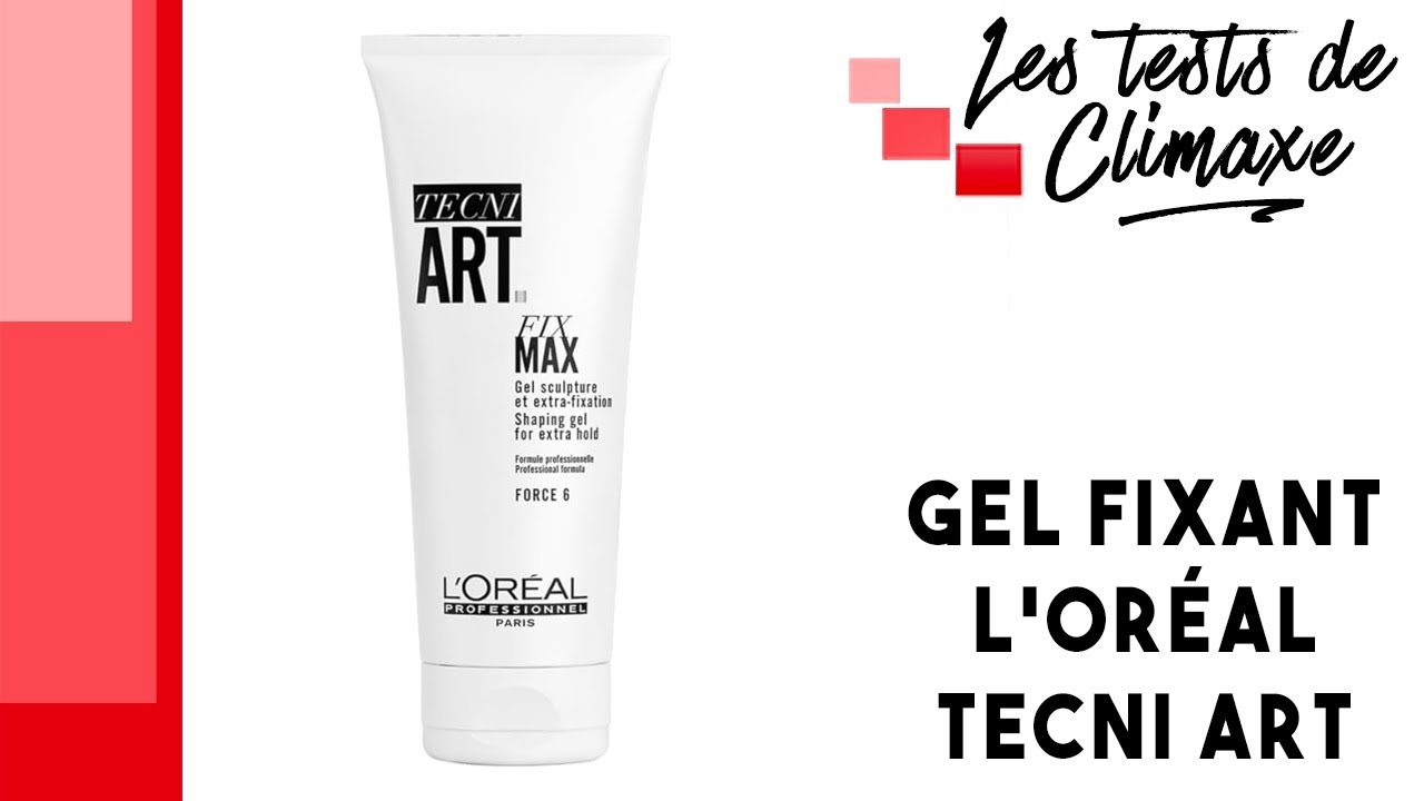 Tel d'un gel fixant L'Oréal Professionnel Paris Tecni Art Fix max force ...