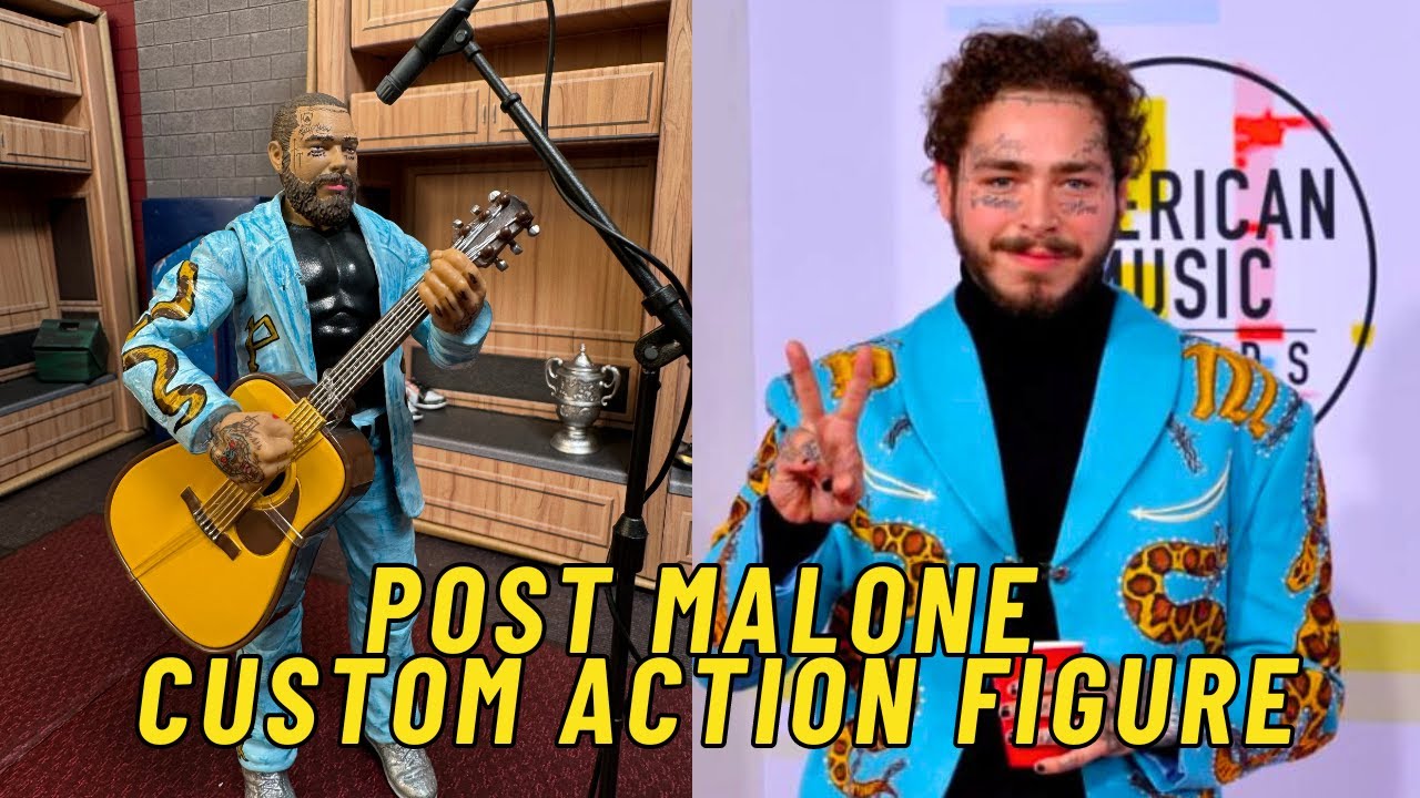 Custom Post Malone Action Figure | Custom Showcase - YouTube