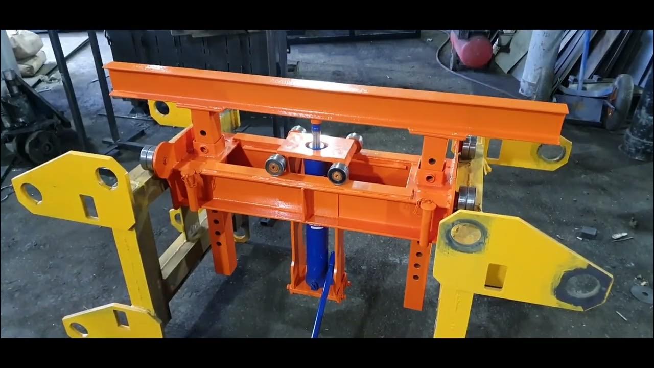 Подъемник Грузовой на яму или домкрат ямный, траверса - YouTube