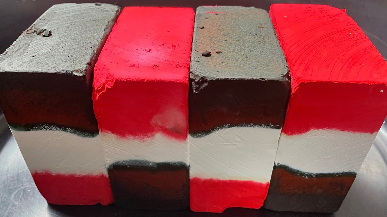Neapolitan, Anyone? | Pink & Brown Dip Dyed Chalk Blocks | HBD ...
