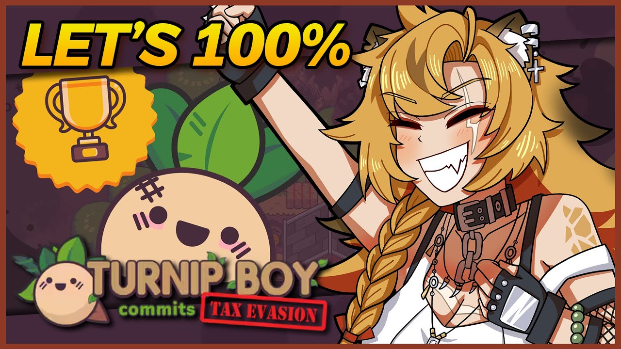 Running From the IRS (Turnip Boy Commits Tax Evasion FULL GAME 100% ...