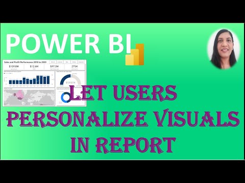 Let users personalize visuals in a POWER BI report || POWER BI Fabric ...