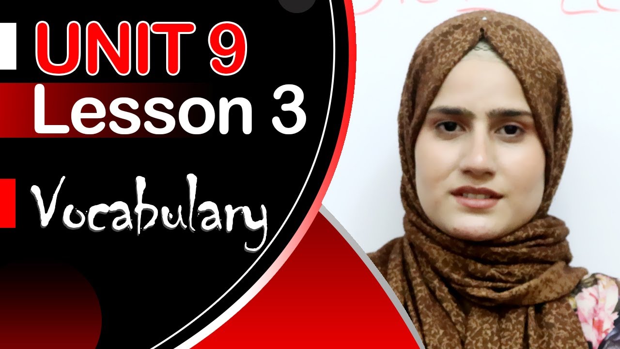 Class 8 - English | Vocabulary _ Unit 9 _ Lesson 3 | انگلیسی اتم ټولګی - نهم فصل - لوست 3 - YouTube