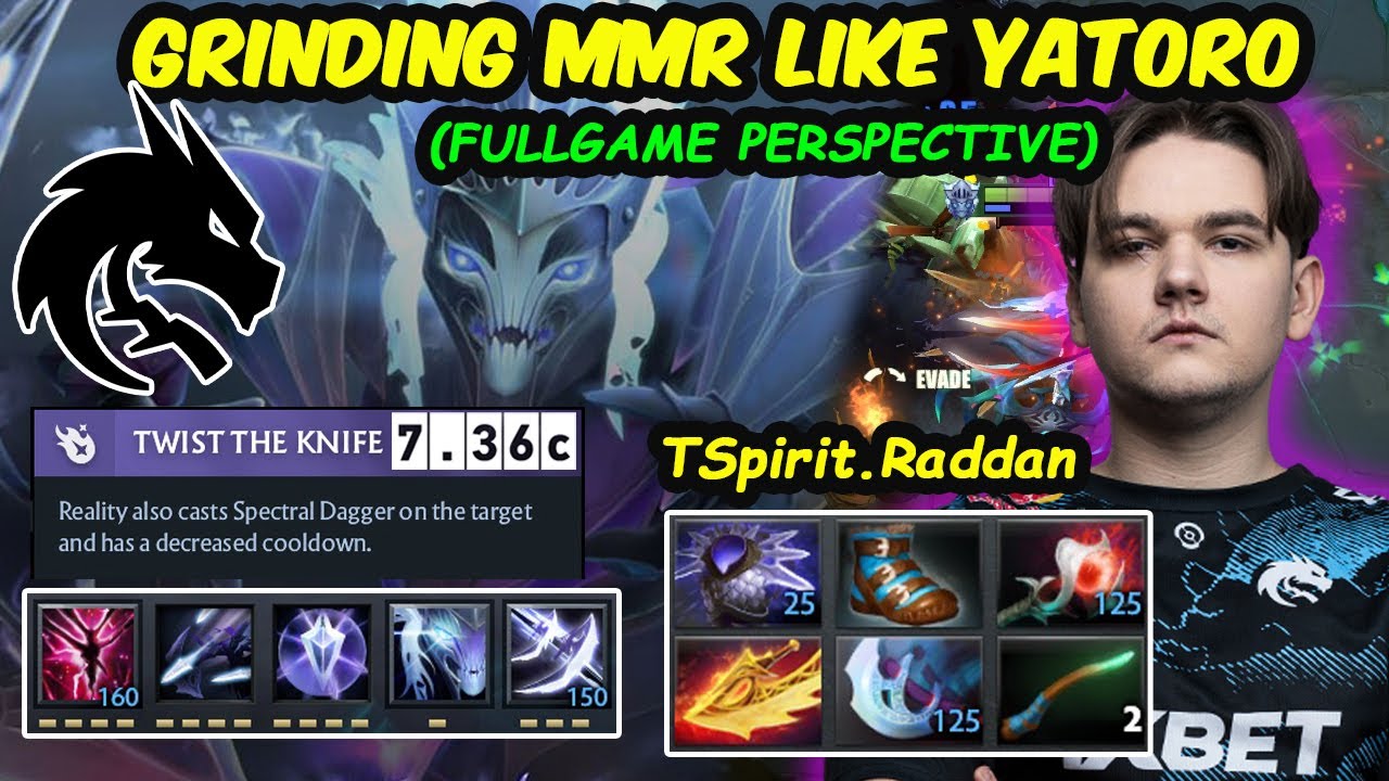 HOW YATORO (Raddan) plays Spectre Carry Fullgame Perspective Dota 2 - YouTube