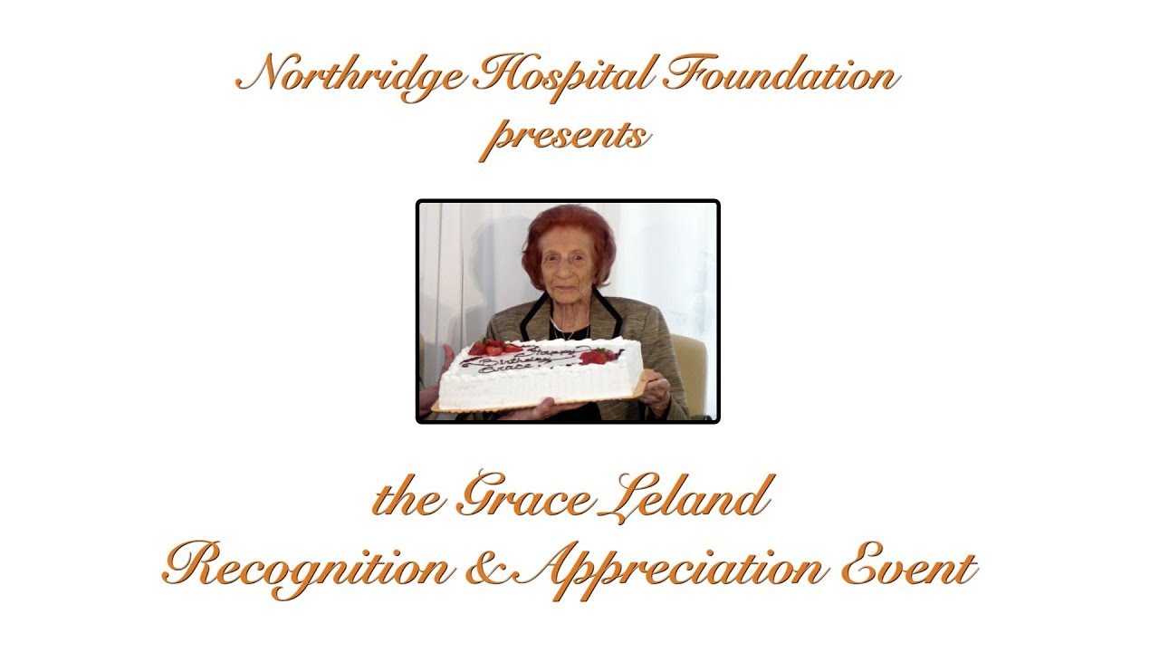 Grace Leland - Appreciation Event - YouTube