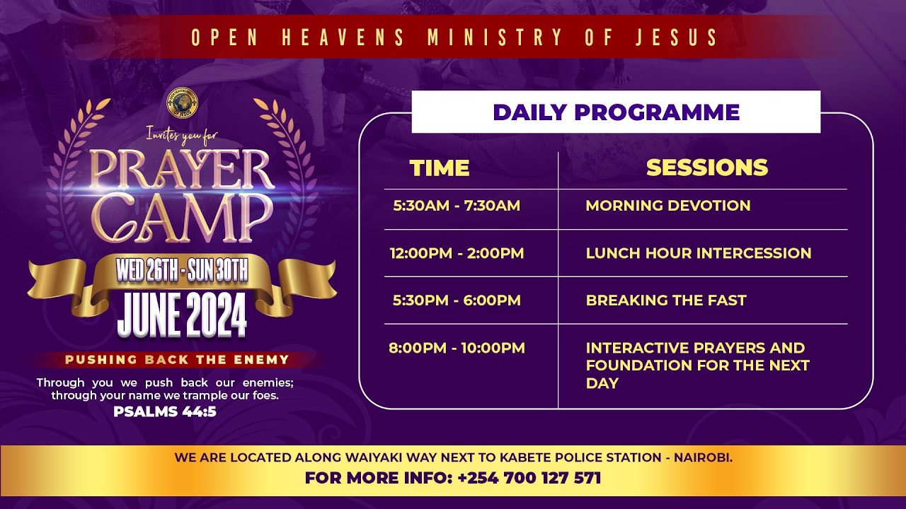 PRAYER CAMP DAY 3 - REVIVAL HOUR 28.06.2024 - YouTube