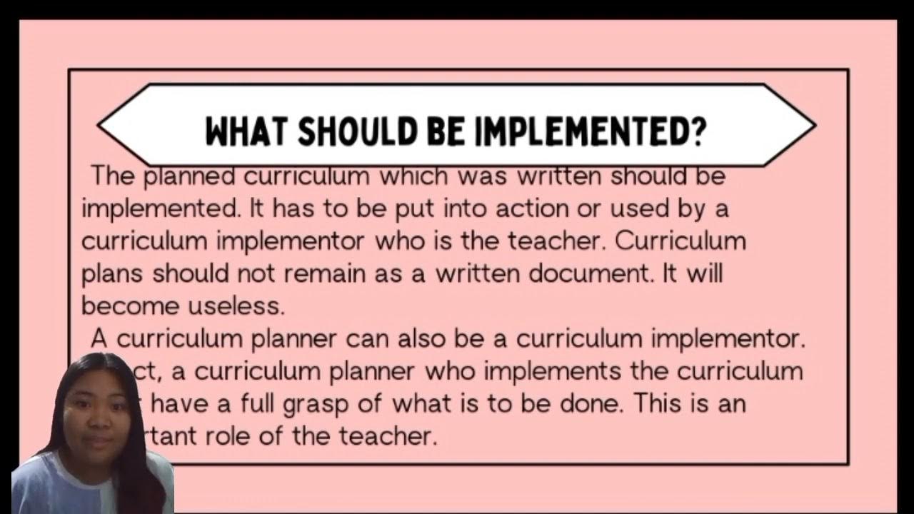 UNIT V: TOPIC 3: PLANNING, IMPLEMENTING AND EVALUATING UNDERSTANDING THE CONNECTION - YouTube