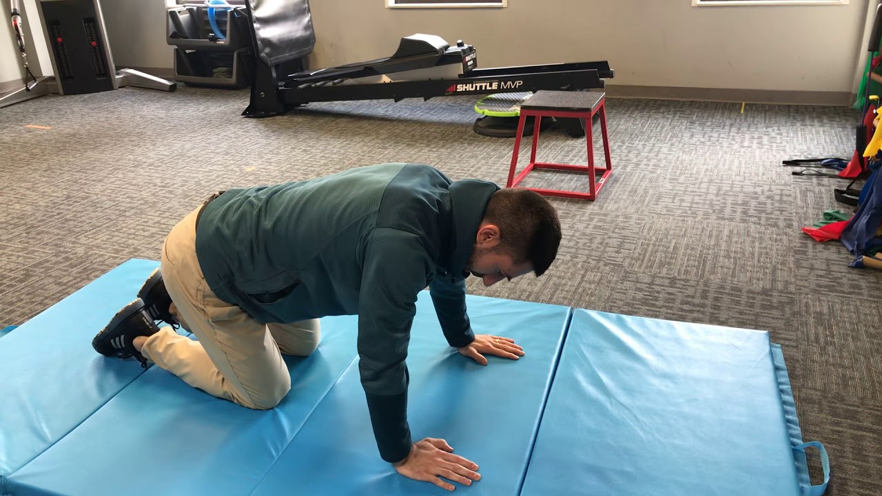 Posterior Hip Capsule Self Mobilization - YouTube