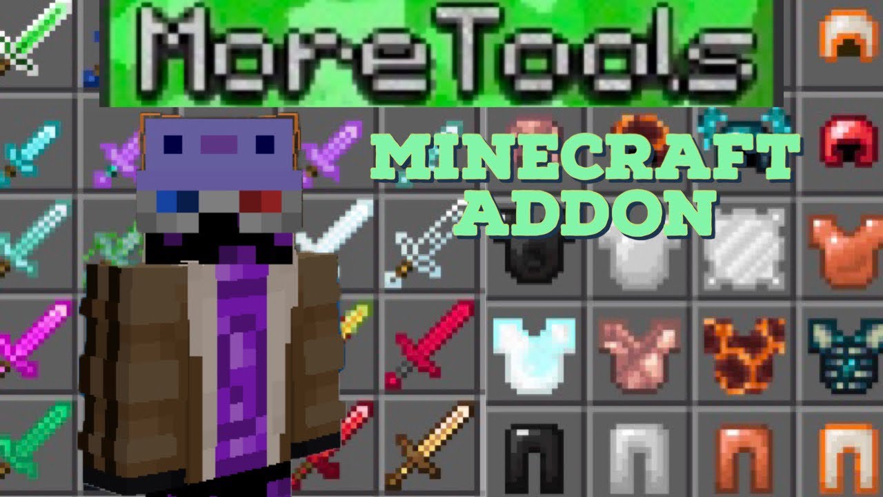 More Tools ADDON For Minecraft Bedrock 1.19 (400+ Items - YouTube