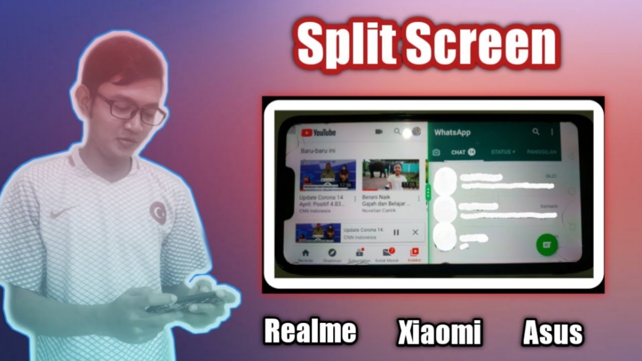 CARA SPLIT SCREEN LAYAR HP ANDROID || Xiaomi, Realme, Asus - YouTube
